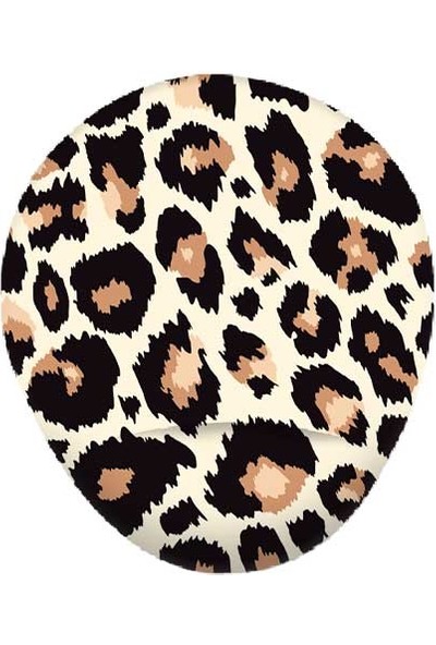 Gizeo Concept Leopar Desenli Bilek Destekli Mouse Pad