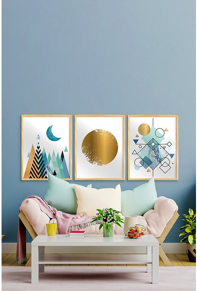 Özcanlar Çerçeve Ahşap Çerçeveli Modern Minimal Tablo Çerçeveler Dekorasyon Ahşap Çerçeve Özc--74