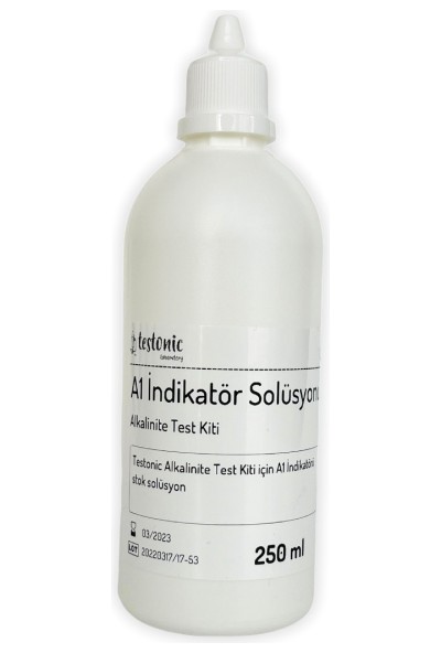 Testonic A1 Indikatör Solüsyonu - Alkalinite Test Kiti Için Testonic A1 Indikatör Solüsyonu - Alkalinite Test Kiti Için