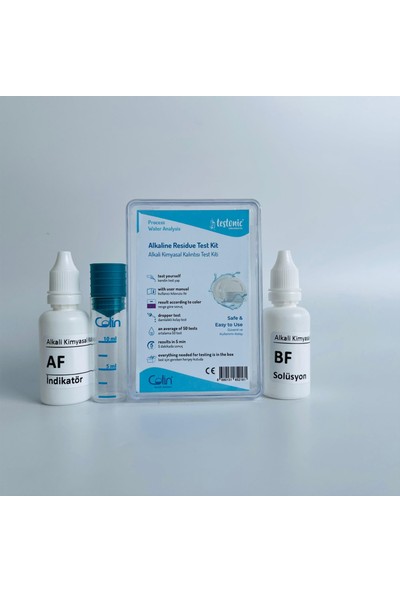Testonic Alkali Kimyasal Kalıntısı Test Kiti Testonic Alkali Kimyasal Kalıntısı Test Kiti
