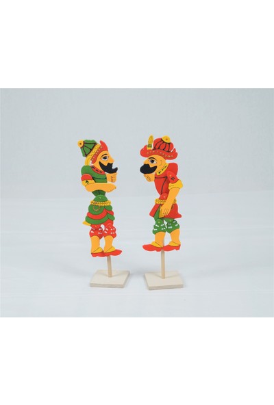 İztalya Hacivat Karagöz Kukla (Çift) İztalya Hacivat Karagöz Kukla (Çift)