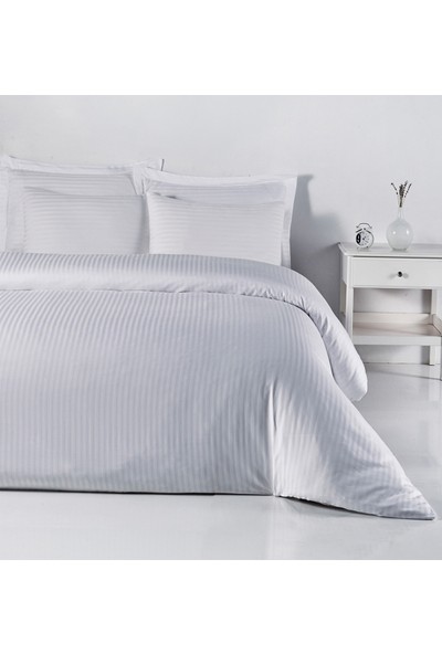 Enderin Tekstil Otel Serisi Lüks 83 Tel Çizgili Çift Kişilik Nevresim 200X220 Enderin Tekstil Otel Serisi Lüks 83 Tel Çizgili Çift Kişilik Nevresim 200X220