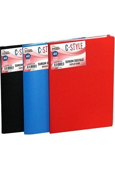 C-Style Sunum Dosyası 40'lı