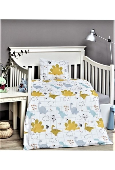 Charlotte Bebek Nevresim Takımı Dıno Charlotte Bebek Nevresim Takımı Dıno