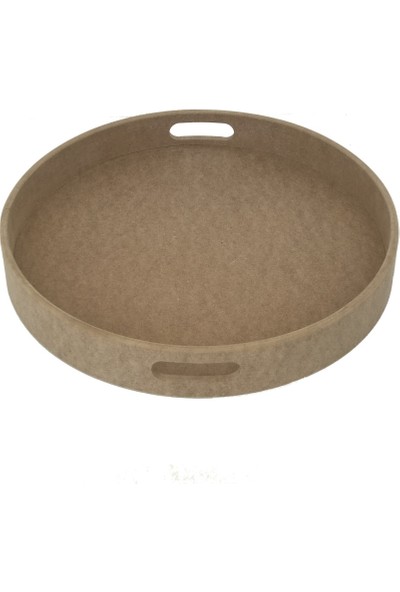 Yoko Home Boyanabilir Oval Büyük Tepsi 40X40X5