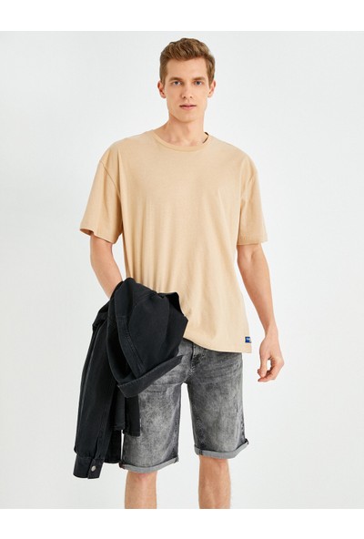Koton Yıkamalı Kot Şort