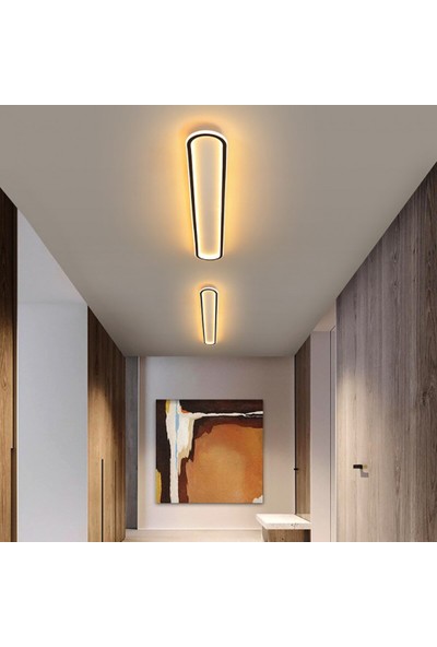 Decobulvar DC54109 72W 6500K (Beyaz Işık) 80X16CM Beyaz Gövde Siyah Çerçeve Tavan Armatürü Avize Decobulvar DC54109 72W 6500K (Beyaz Işık) 80X16CM Beyaz Gövde Siyah Çerçeve Tavan Armatürü Avize