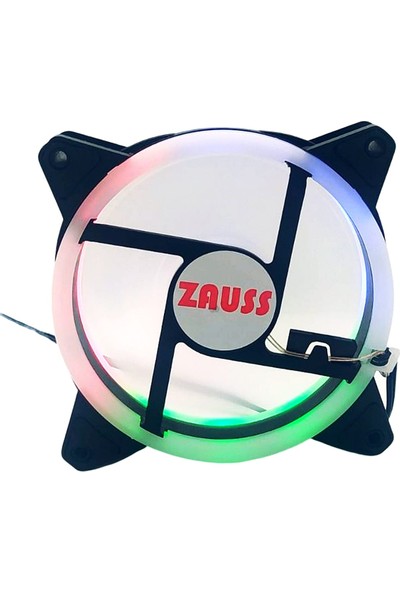 Zauss ZR-300 3 Renk Hareketli Yanan Rgb Kasa Mining Fanı 12CM 0.3A Zauss ZR-300 3 Renk Hareketli Yanan Rgb Kasa Mining Fanı 12CM 0.3A