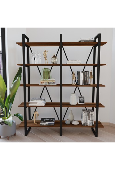 Robin Home Grand Ofis Kitaplık 5 Raflı Metal Ayaklı Barok Robin Home Grand Ofis Kitaplık 5 Raflı Metal Ayaklı Barok