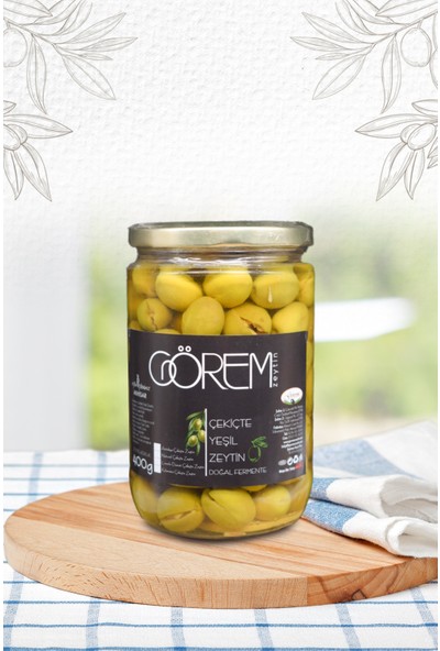 Tatlı Taş Kırma Zeytin 400 Gr.