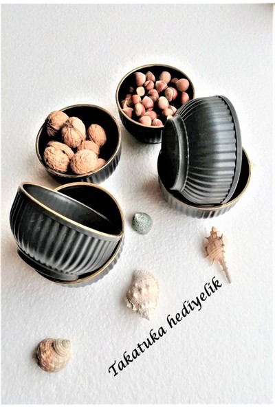 Mennur Home Queen's Kitchen 6 Adet Yaldızlı Çerezlik Kase(Plastik) Mennur Home Queen's Kitchen 6 Adet Yaldızlı Çerezlik Kase(Plastik)