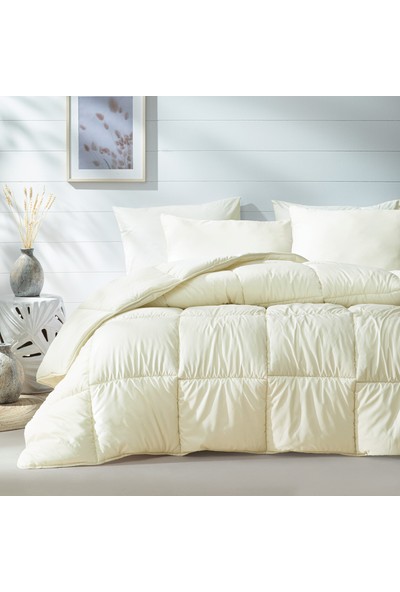 Yataş Bedding Macaron Çift Kişilik Yorgan - Yastık Set - Sarı Yataş Bedding Macaron Çift Kişilik Yorgan - Yastık Set - Sarı