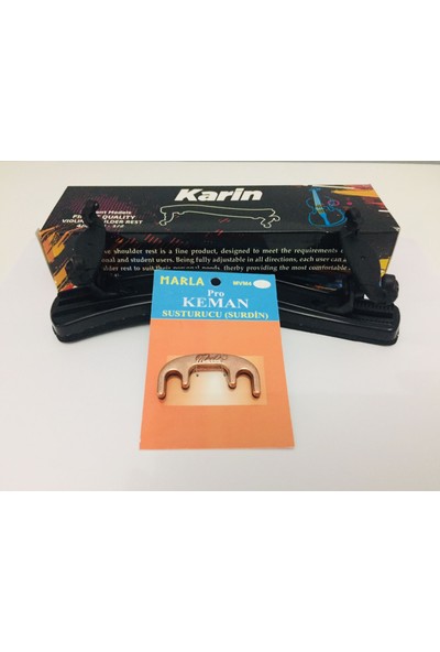 Karin Keman Yastık (2/4-3/4-4/4) + Marla Eskitme Renk Metal Keman Susturucusu Seti Kky-Ssa Karin Keman Yastık (2/4-3/4-4/4) + Marla Eskitme Renk Metal Keman Susturucusu Seti Kky-Ssa