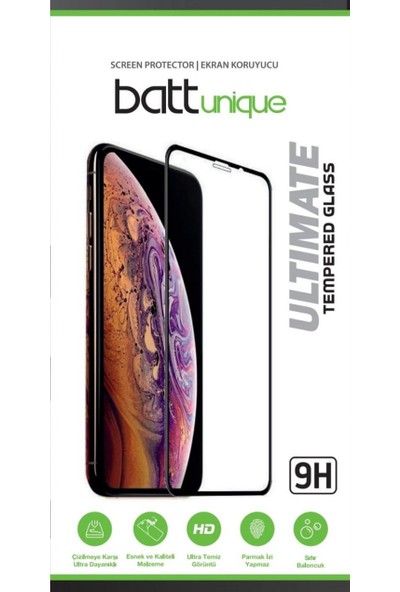 Iphone 11-Iphone Xr 9h Tam Kaplayan Darbe Emici Ekran Koruyucu