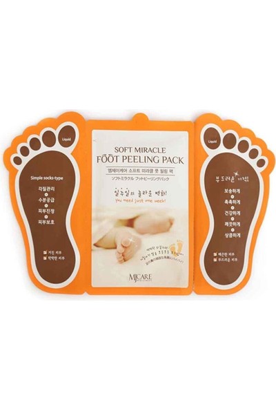 MjCare Mjcare miracle Foot Peeling Pack - Mjcare Çorap Tipi Ayak Peeling Maskesi MjCare Mjcare miracle Foot Peeling Pack - Mjcare Çorap Tipi Ayak Peeling Maskesi