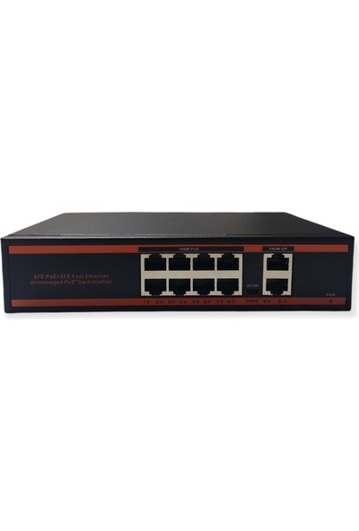 Teknokameram ND1P802LF 8 2 10/100 Megabit Poe Switch Teknokameram ND1P802LF 8 2 10/100 Megabit Poe Switch