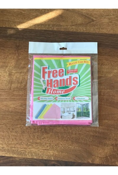 Free Hands Mikrofiber Temizlik ve Kurulama Bezi (Pembe) Free Hands Mikrofiber Temizlik ve Kurulama Bezi (Pembe)