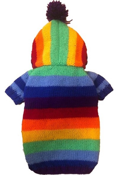 Barfandgo Renkli Örgü Köpek Kıyafeti