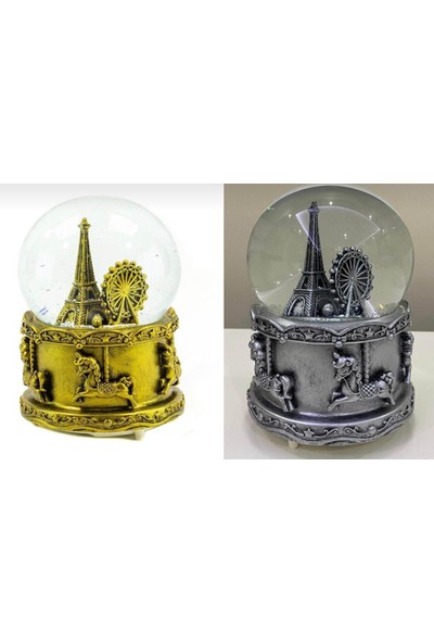 Işıklı Müzikli Püskürtmeli Kar Küresi Mh-89