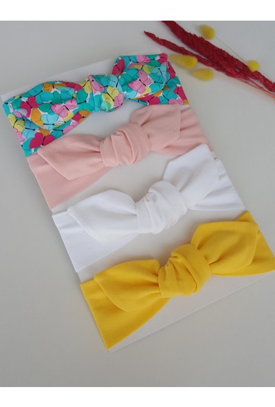 Swan Butik Kız Çocuk Bebek Banda Toka Seti 4'lü Swan Butik Kız Çocuk Bebek Banda Toka Seti 4'lü