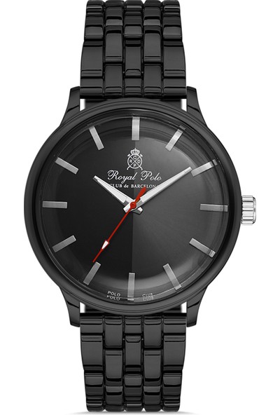 Royal Club De Polo Barcelona Erkek Siyah Metal Kol Saati RPWA042901