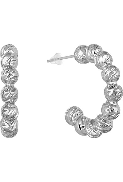 Royal Club De Polo Barcelona Kadın Gümüş Küpe