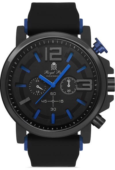 Royal Club De Polo Barcelona Erkek Siyah Metal Kol Saati RPWA045503