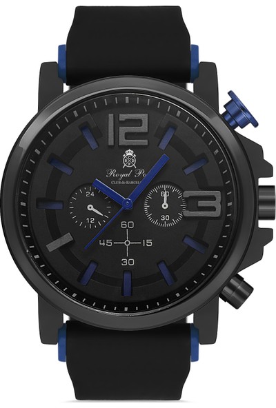Royal Club De Polo Barcelona Erkek Siyah Metal Kol Saati RPWA045504