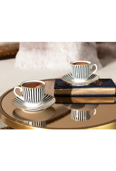 Madame Coco Orient Mila 2 Kişilik Kahve Fincan Seti 90 ml Madame Coco Orient Mila 2 Kişilik Kahve Fincan Seti 90 ml