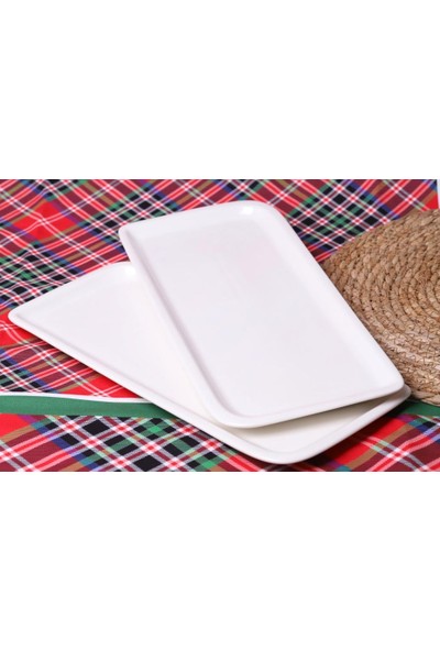 Bambum Alpina - Sunum Tabağı Dikdörtgen 24X15 cm Bambum Alpina - Sunum Tabağı Dikdörtgen 24X15 cm