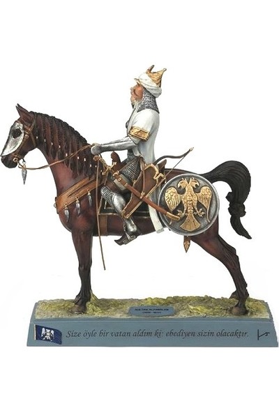 Veronese At Üzerinde Sultan Alparslan Figürü 30CM