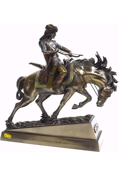 Veronese Verenose Mete Han At Üzerinde Figür Türk Savaşcı