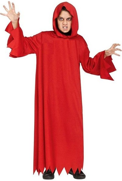 Samur Kırmızı Kapişonlu Çocuk Şeytan Kostümü Samur Kırmızı Kapişonlu Çocuk Şeytan Kostümü