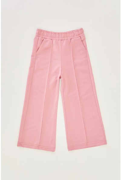 FullaModa Beli Lastikli Çocuk Palazzo Eşofman Altı