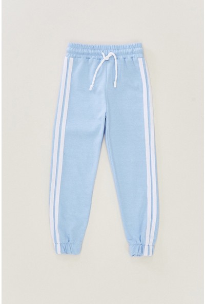 FullaModa Çift Şeritli Jogger Çocuk Eşofman Altı