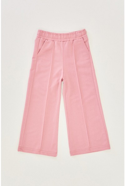 FullaModa Beli Lastikli Çocuk Palazzo Eşofman Altı