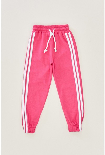 FullaModa Çift Şeritli Jogger Çocuk Eşofman Altı