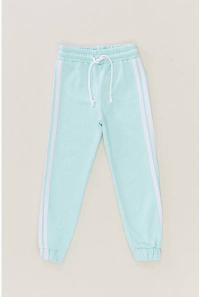 FullaModa Çift Şeritli Jogger Çocuk Eşofman Altı