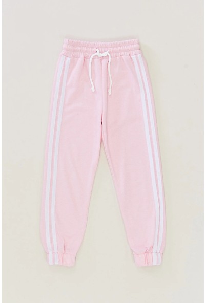 FullaModa Çift Şeritli Jogger Çocuk Eşofman Altı