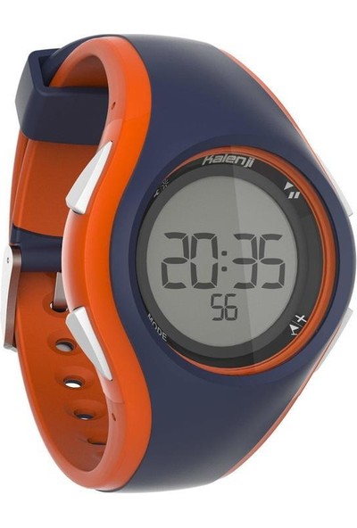 Kalenji W200 M Kronometreli Su Geçirmez Koşu Saati Kol Saati Mavi-Turuncu