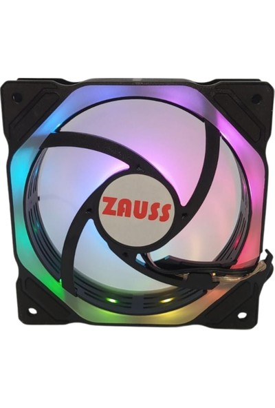 Zauss ZX-400 Içi Dışı Hareketli Sekizgen 3 Renk Hareketli Rgb Kasa Mining Fanı 12CM Fanı 0.3A Zauss ZX-400 Içi Dışı Hareketli Sekizgen 3 Renk Hareketli Rgb Kasa Mining Fanı 12CM Fanı 0.3A