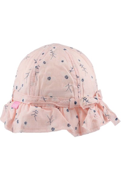 Poky Kız Çocuk Yazlık Çiçekli Maksi Şapka 1-3 Yaş