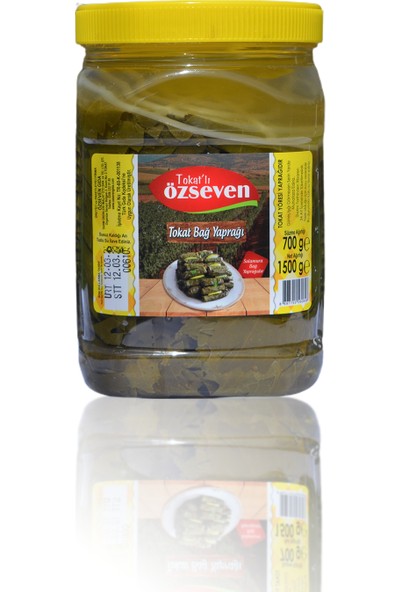Özseven Tokat Salamura Bağ Yaprağı 1500 gr Özseven Tokat Salamura Bağ Yaprağı 1500 gr