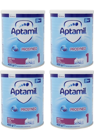 Aptamil Prosyneo 1 Bebek Sütü 400 gr 4 Adet Aptamil Prosyneo 1 Bebek Sütü 400 gr 4 Adet
