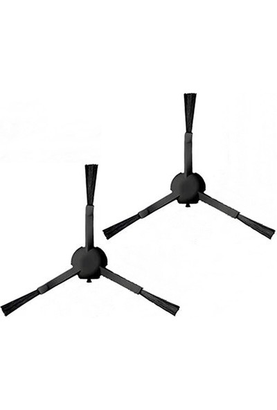 Robokit Xiaomi Robot Vacuum Mop 1c Uyumlu 2li Yan Fırça Siyah Robokit Xiaomi Robot Vacuum Mop 1c Uyumlu 2li Yan Fırça Siyah