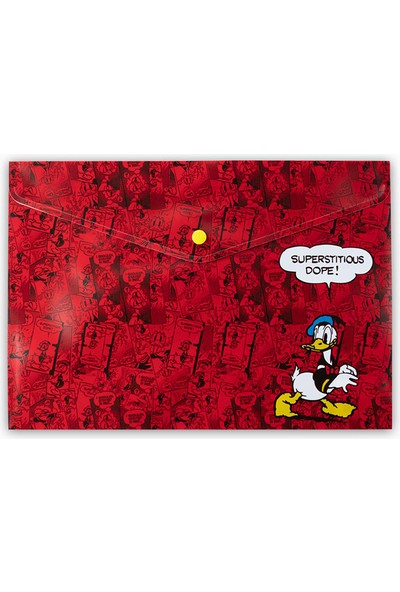 Umix A4 Çıtçıtlı Dosya Disney Donald Duck Design Kırmızı Umix A4 Çıtçıtlı Dosya Disney Donald Duck Design Kırmızı