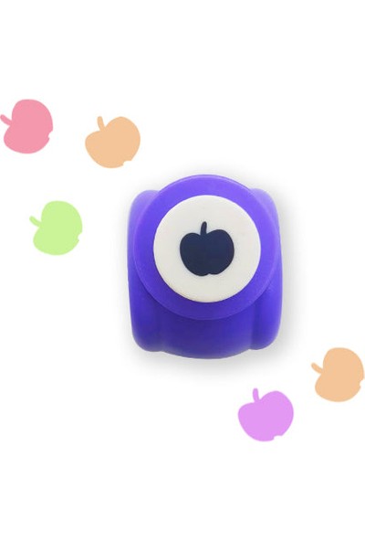 Kağıt Gemi Elma Desenli Delgeç Kağıt Gemi Elma Desenli Delgeç