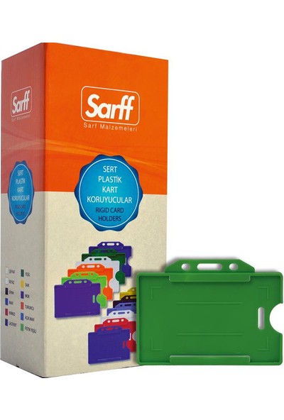 Sarff Kart Muhafaza 50'li Yeşil