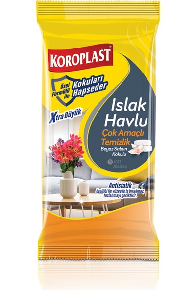 Koroplast Temizlik Mendili Çok Amaçlı