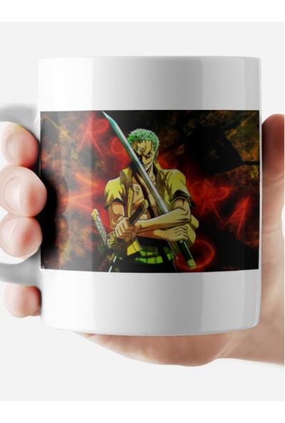 Rorona Zoro Anime Manga Baskılı Kupa Bardak